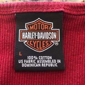 Harley-Davidson | Tops | Harleydavidson Jamaica Red Racer Back Tank Top ...